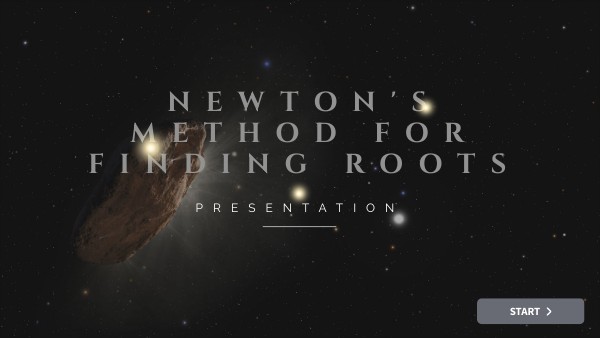 Newton's method for finding roots