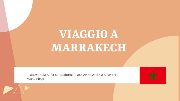 Viaggio Marrakech | Genially