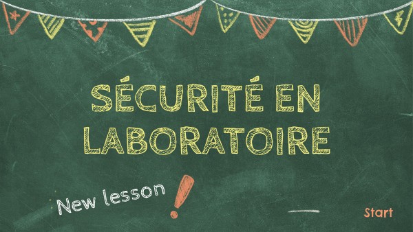 Sécurité en labo | Genially