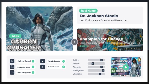 The Carbon Crusader | Genially