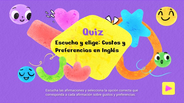 Quiz gustos y preferencias | Genially