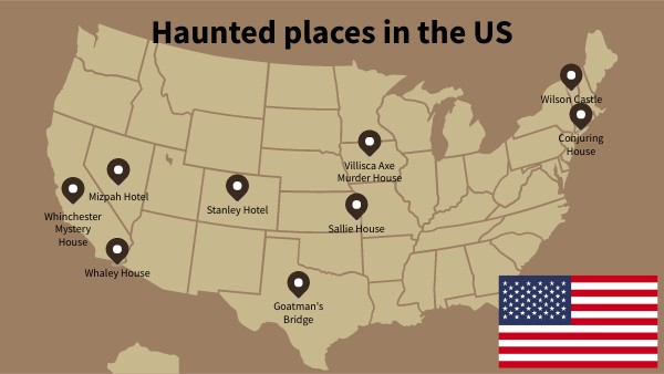 Haunted places in the US - Portia Boado