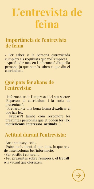 l'entrevista de feina