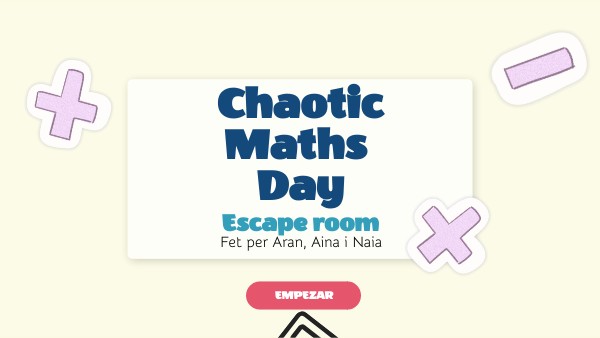Copy - Chaotic Maths Day | Genially