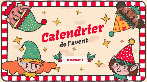 Calendrier de l'avent CP | Genially