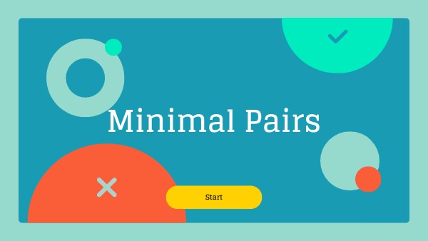 Minimal Pairs | Genially