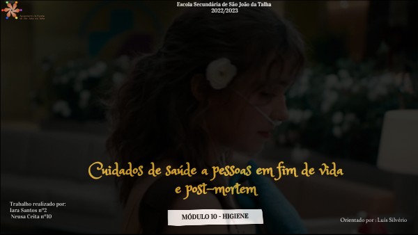 Cuidados de saúde a pessoas em fim de vida e post-mortem | Genially