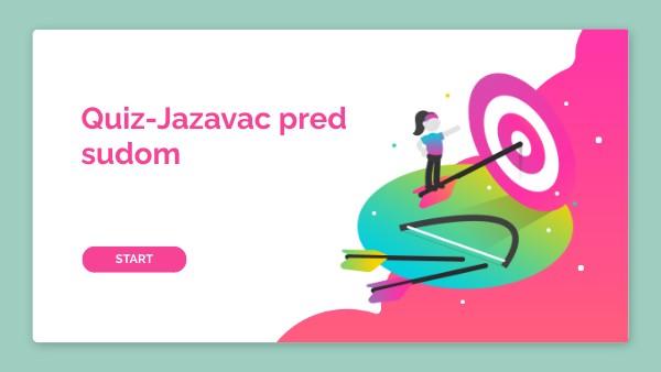 Jazavac pred sudom QUIZ | Genially