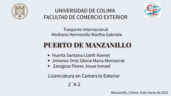 PUERTO DE MANZANILLO | Genially