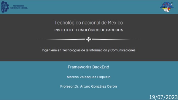 FRAMEWORKS BACKEND | Genially