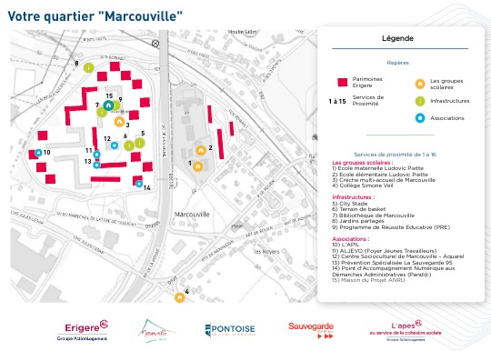 Livret Pontoise Marcouville Carto print | Genially
