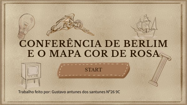 conferencia de berlim e o mapa cor de rosa | Genially