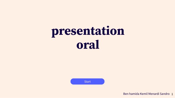 Présentation interactive basique