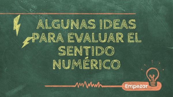 Evaluar Sentido Numérico