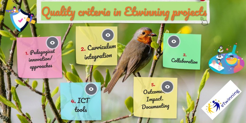 QUALITY CRITERIA in ETWINNING PROJECTS | Genially