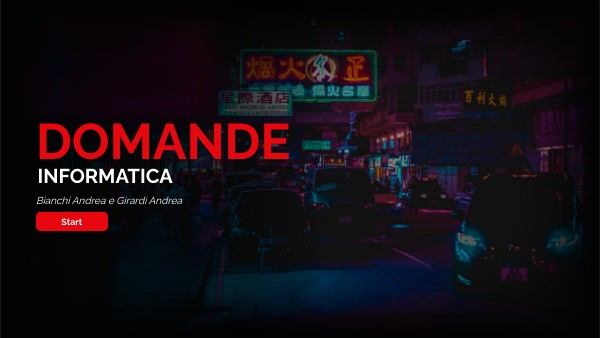 Bianchi Girardi - Domande Informatica