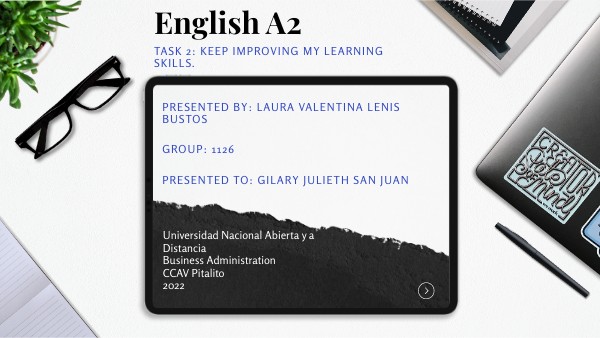 Task 2 English A2