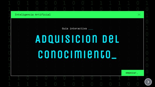 Adquisicion de Cono. IA | Genially