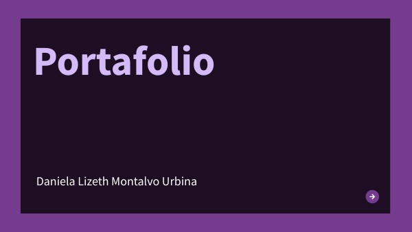 Portafolio Daniela Montalvo