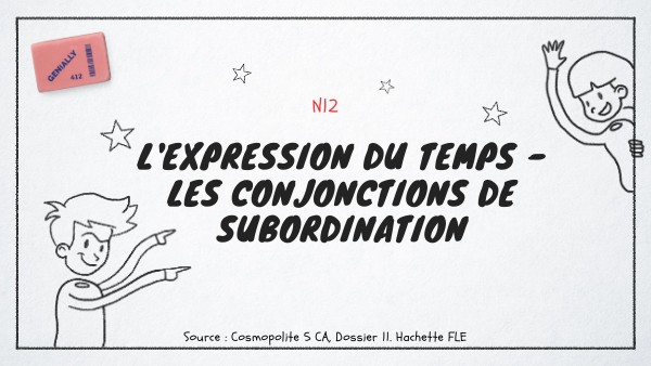 Expressions temps N12 | Genially