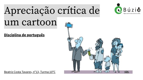 Apreciação crítica de um cartoon | Genially