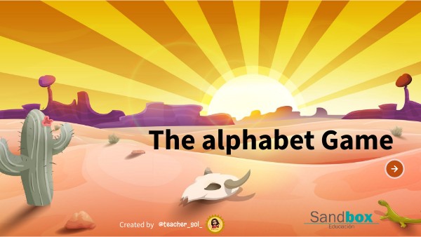 The alphabet game EV. INICIAL 4 vocabulary by @teacher_sol_ | Genially