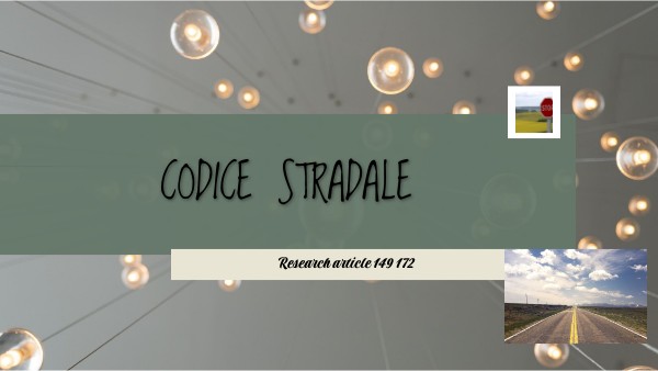 sicurezza stradale | Genially
