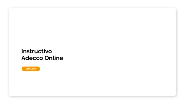Adecco Online empleado_ Instructivo_Con V | Genially