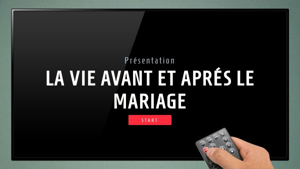 La vie avant et aprés le mariage | Genially