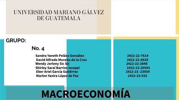 MACROECONOMÍA | Genially