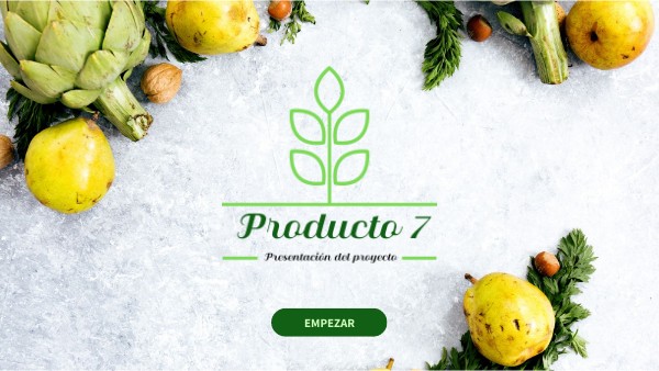 Producto 7. Presentación del poryecto