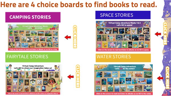 Capstone Books Choice Board | Genially