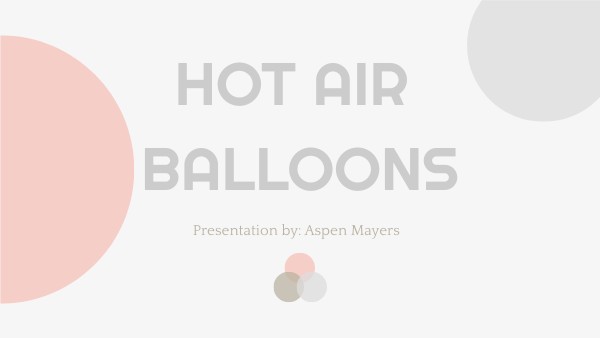 Hot Air Balloon Presentation | Genially