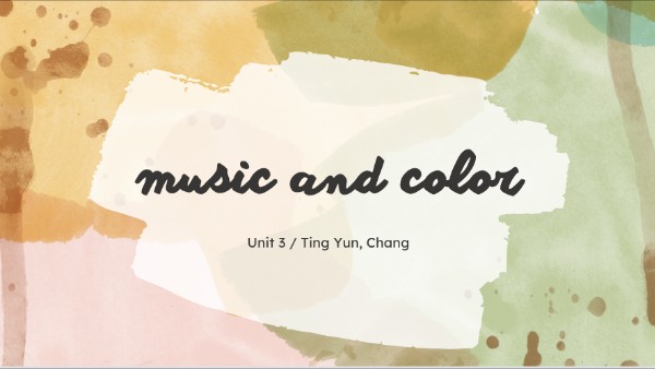 music and color