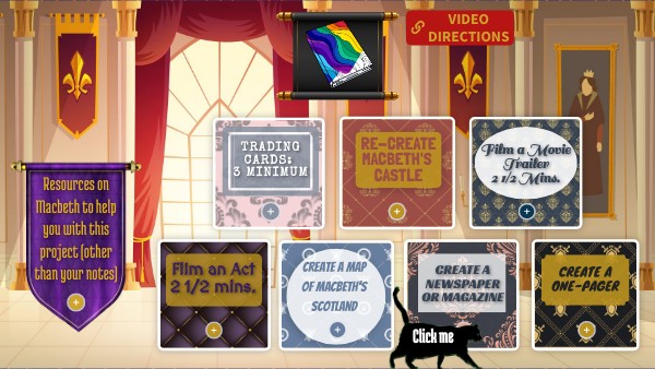 CHOICE BOARD: Macbeth