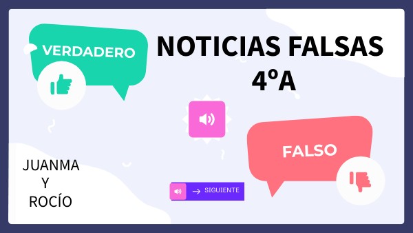 Quiz verdadero o falso | Genially