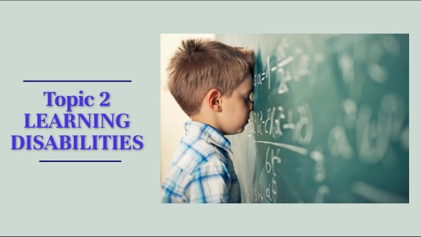 learning disabilities | Genially