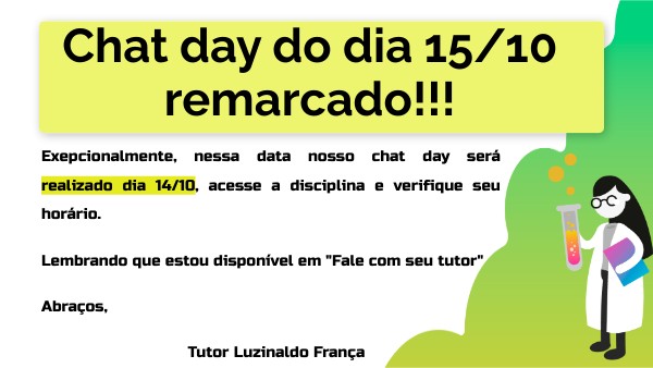 Alteração do Chat Day