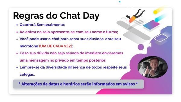 Regras do Chat Day