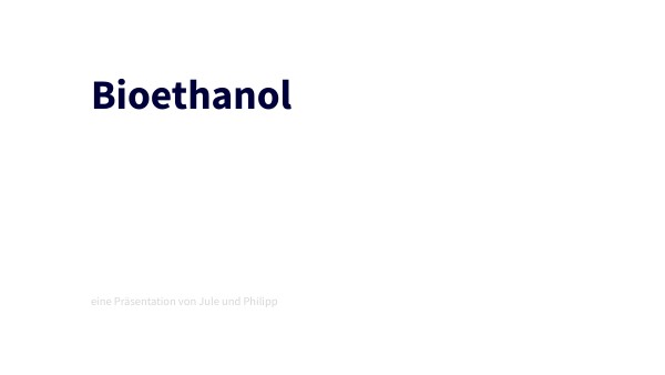 Bioethanol
