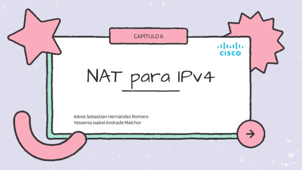 PRESENTACIÓN NAT PARA IPV4