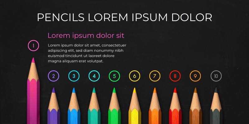 PENCILS LIST | Genially