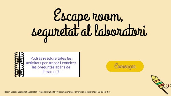 EDUCATION ESCAPE ROOM | Genially