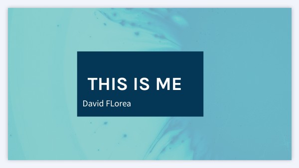 THIS IS ME | Genially