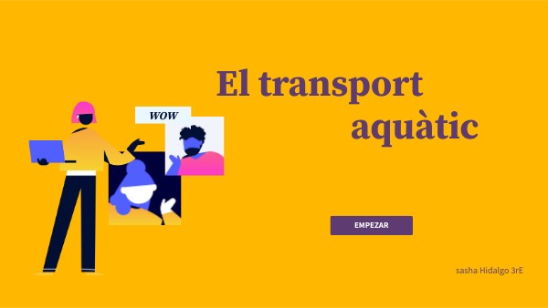 transport aquàtic | Genially