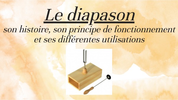 DIAPASON PRESENTATION | Genially