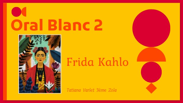 Oral Frida Kahlo | Genially