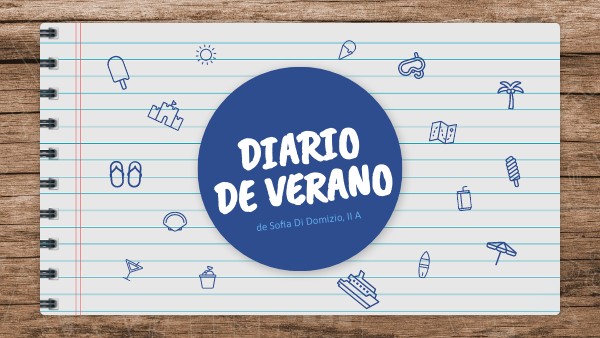Diario de verano | Genially