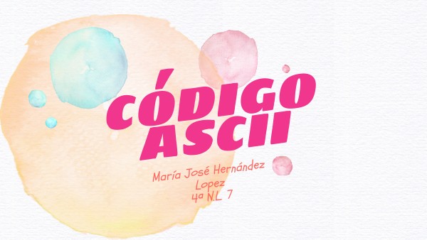 CODIGO ASCII