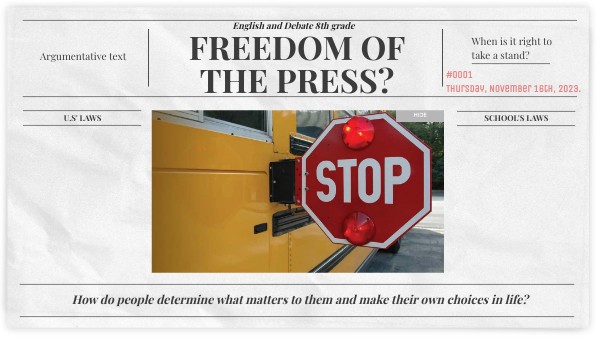 Unit 2 - Freedom of the Press?